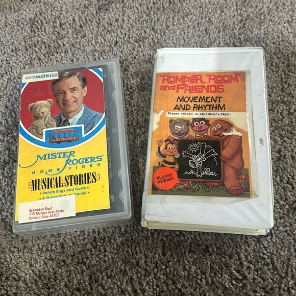 Other | Mr Rogers And Romper Room Vhs Tapes | Poshmark